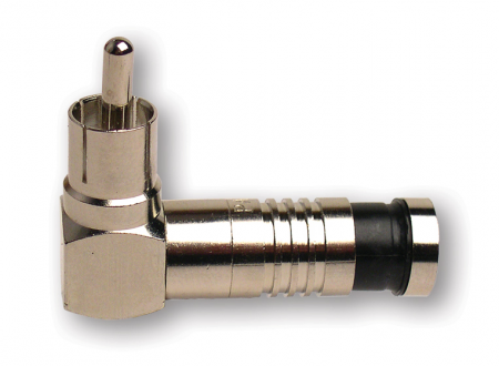 Platinum Tools 18060RA RCA RG59 RA Compression Connector, Nickel Plate