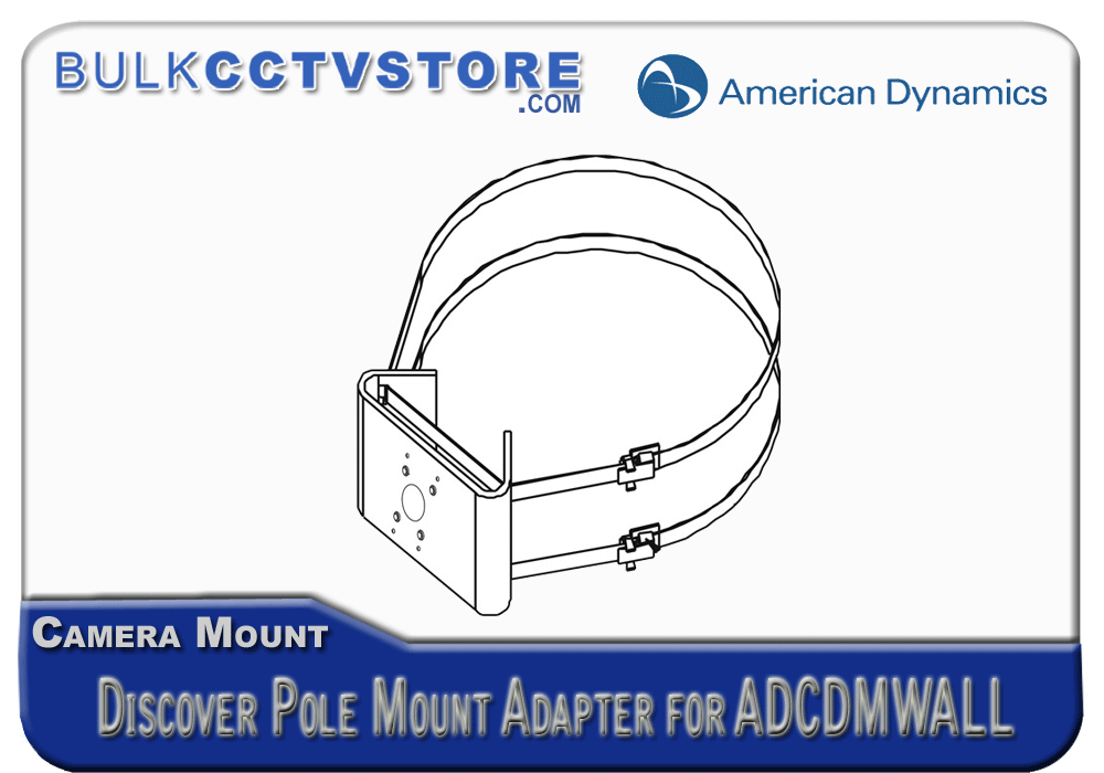 American Dynamics ADCDMPOLE - Discover Pole Mount Adapter for ADCDMWAL