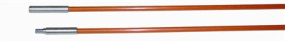 BES-PCF215 3' x 3/16" Coated Orange Rod - Male/Female